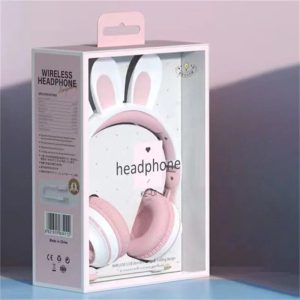 LED Bluetooth Rabbit Ear Headphones with Noise-Reduction Mic & TF Card ...