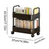 Compact 2-Tier Mobile Bookshelf Cart with Wheels › Enchanted Celt