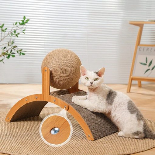 Deluxe Wooden Cat Scratcher with Sisal Ball › Enchanted Celt