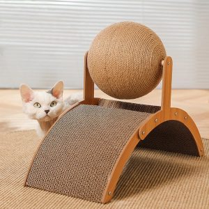 Deluxe Wooden Cat Scratcher with Sisal Ball › Enchanted Celt